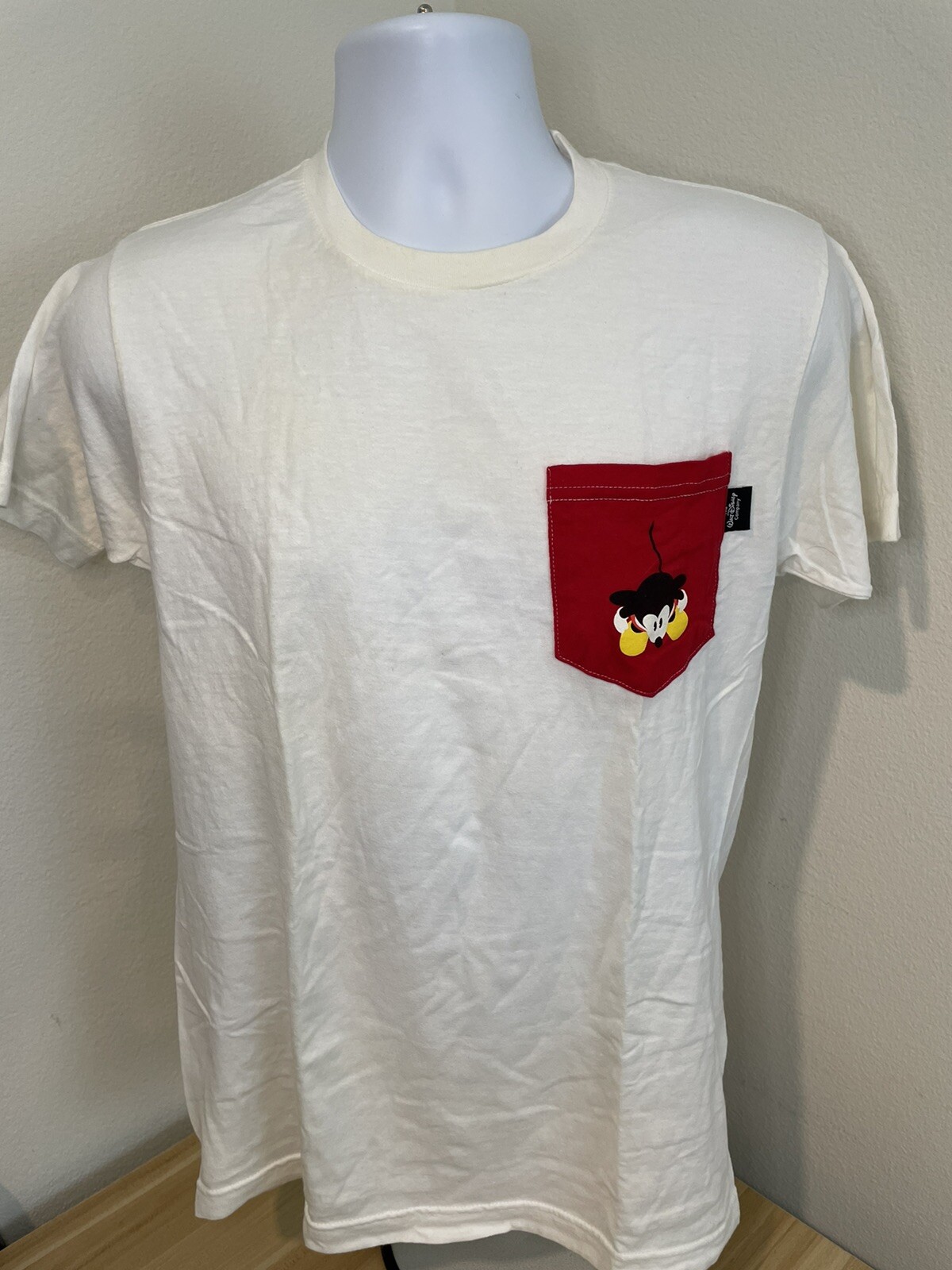 RARE Disney Employee Exclusive White Medium Mickey Mo… - Gem
