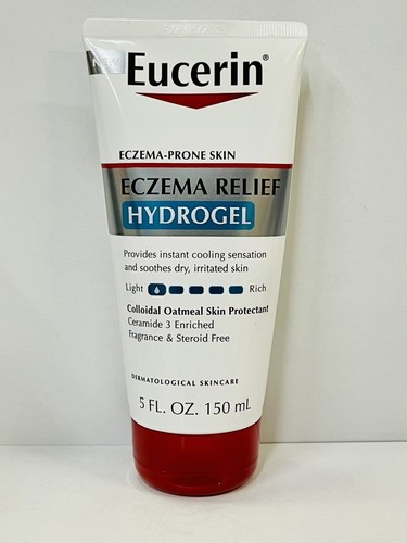 Eucerin Eczema Relief Hydrogel, Fragrance Free, Steroid Free, 5 oz Tube ...