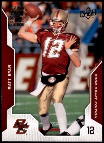 Matt Ryan Rookie Card 2008 Upper Deck Draft Edition #74 | eBay