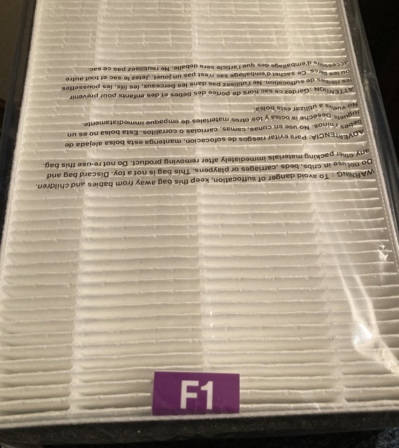 Filtrete F1 Advanced Allergen HEPA Room Air Purifier Filter for sale ...