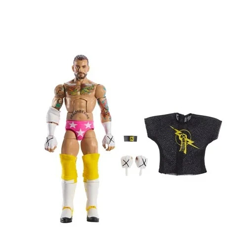 WWE Elite Series 113 - CM Punk - Macho Gear - Wrestling Action Figure ...