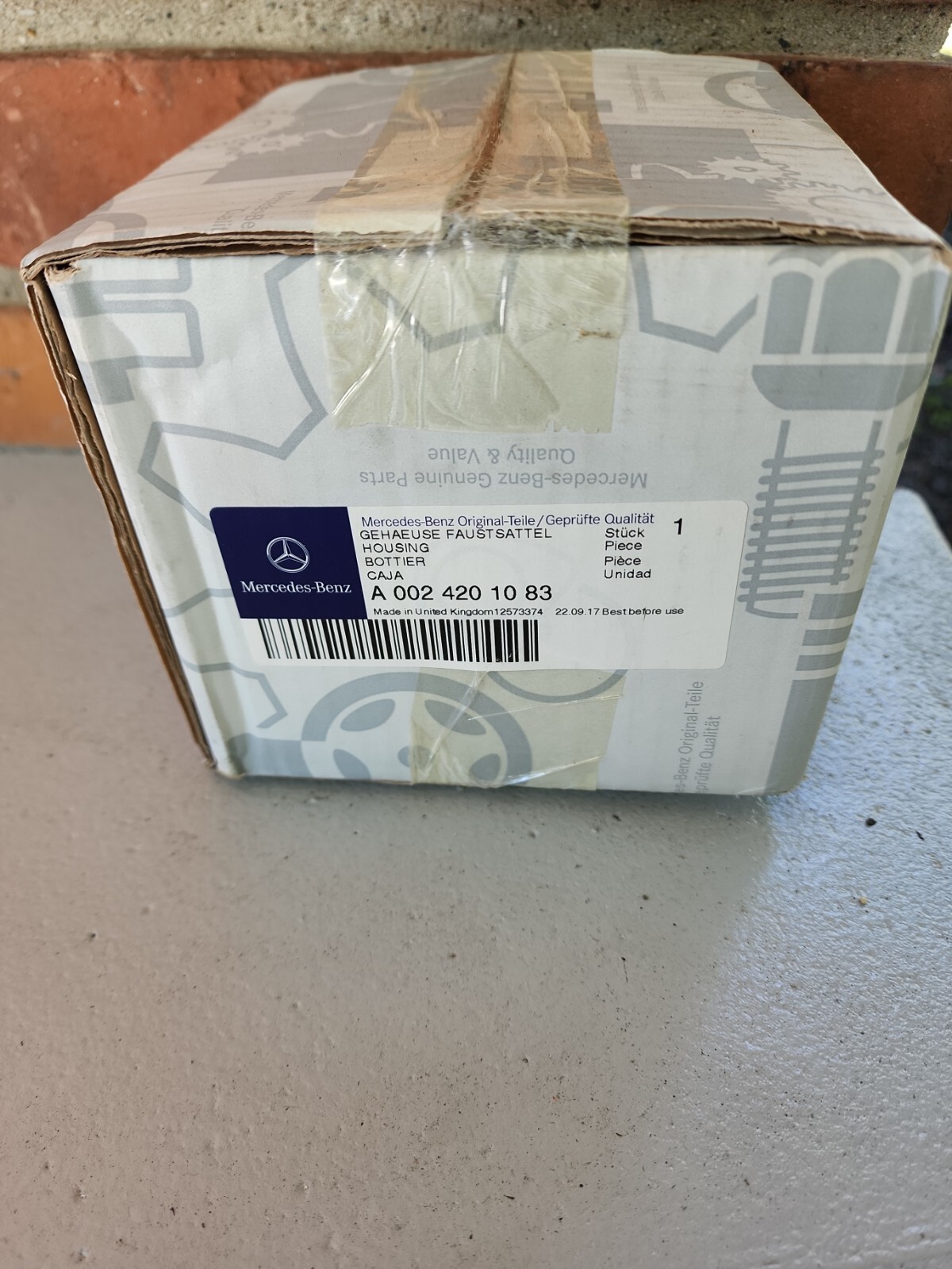 Mercedez-Benz Left Rear Brake Caliper A0024201083 New Genuine Part for ...