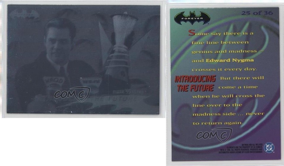 1995 Fleer Ultra Batman Forever Holograms Edward Nygma #25 8d4 | eBay