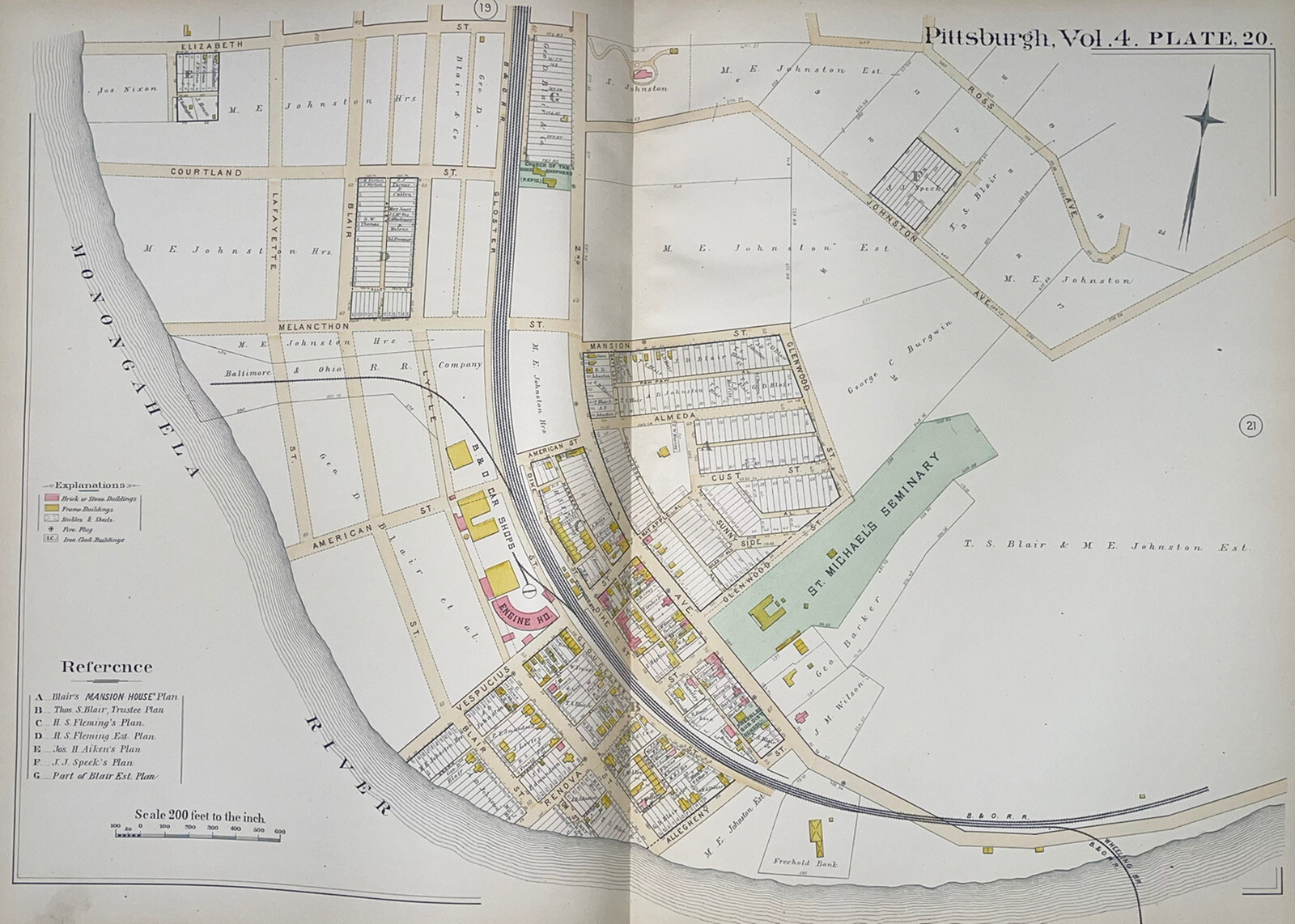 Allegheny And Monongahela River Map