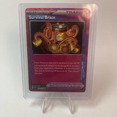 Survival Brace 164/167 Ace Spec Rare Pokemon Twilight Masquerade | eBay ...