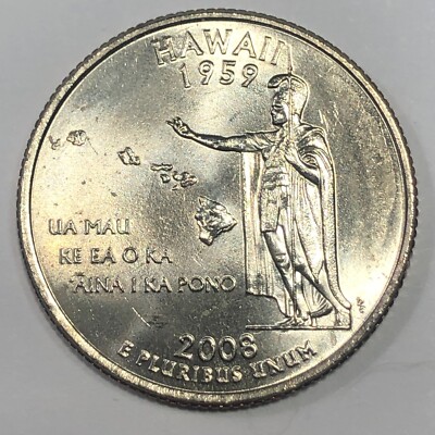 2008 P - Hawaii Statehood Quarter Dollar Coin | eBay