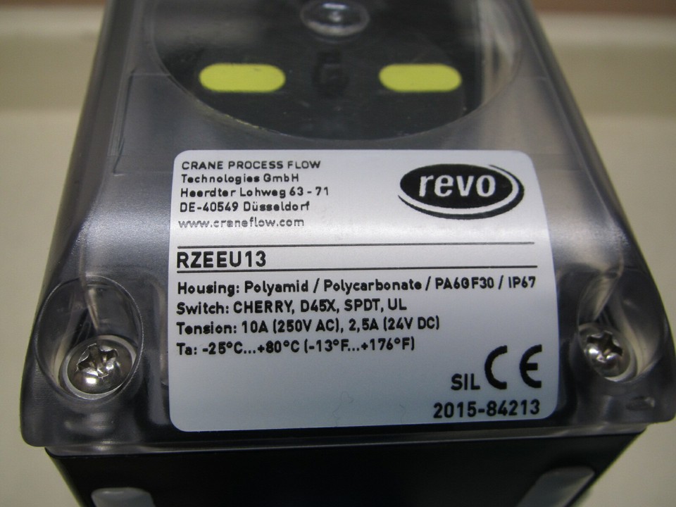 Crane Centerline Revo RD7006005000000 DN65 2-1/2" Butterfly Valve w ...