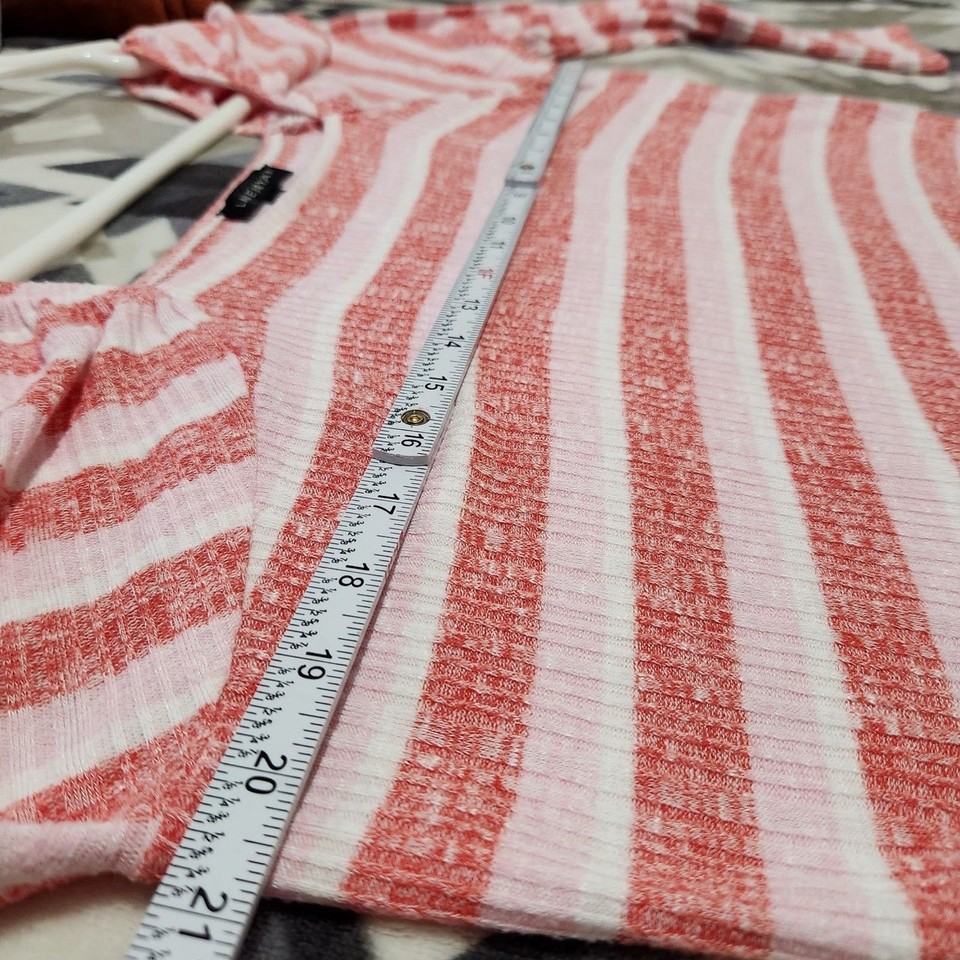 Lane Bryant Top Sweater Size 14/16 Striped Cold Shoulder Stretch | eBay