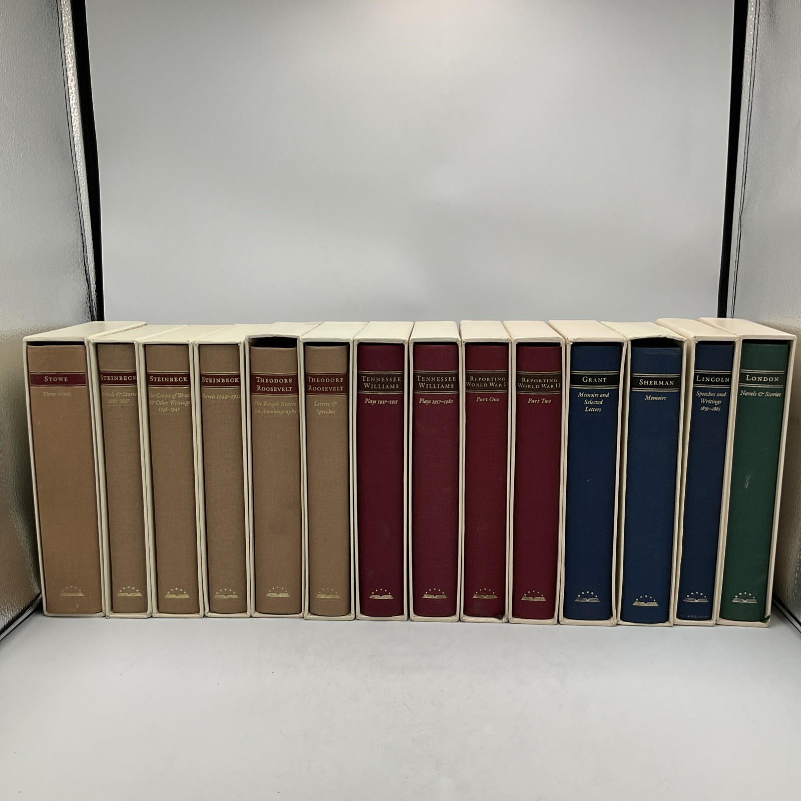 Lot 14 The Library Of America Books Various Authors In Slipcases ...