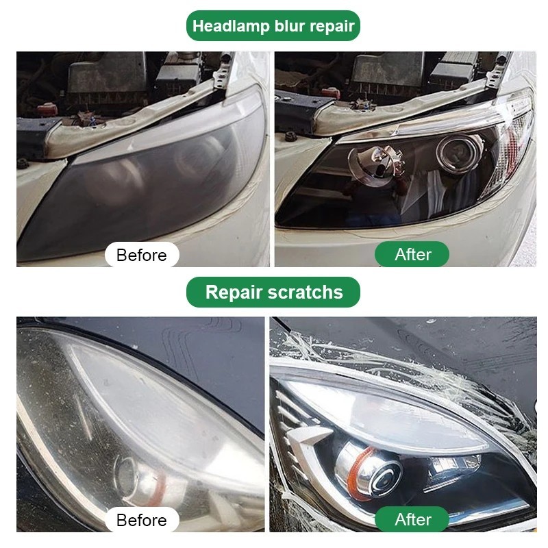 Car Headlight Restoration Polish Headlamp Scratch Remover & Oxidation ...