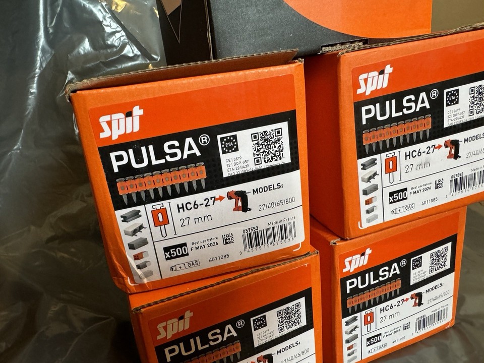 Spit Pulsa Nails HC6-27mm X500 Gas | eBay UK