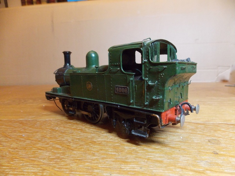 KIT BUILT GWR 48XX CLASS 0-4-2T LOCO No 4866 in GWR Green Livery. O ...