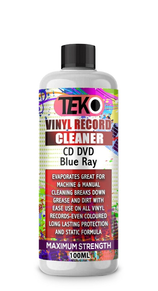 PROFESSIONAL VINYL RECORD CLEANER CD DVD CLEANING FLUID SPRAY/ CAP FAST ...