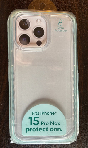 Onn Phone Case Gray NEW Distressed Box iPhone 15 Pro Max | eBay