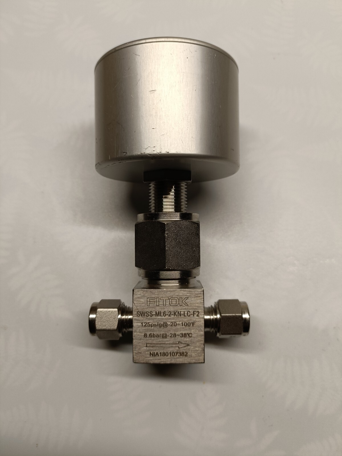 FITOK SWSS-ML6-2-KN-LC-F2 and actuation pressure 3-4 bar | eBay