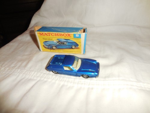 Vintage Matchbox Superfast 5 Lotus Europa Toy Mint Box some wear | eBay