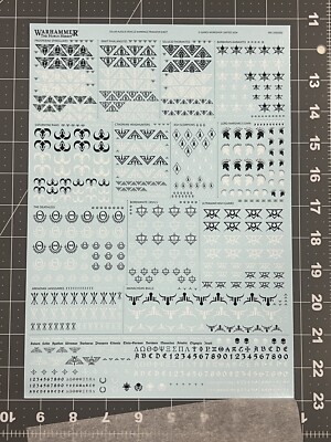 Solar Auxilia Vehicle Markings Transfer Sheet Warhammer HH Horus Heresy ...