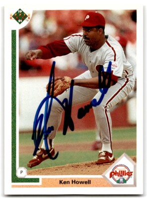 1991 Upper Deck Signed Ken Howell Auto Philadelphia Phillies #488 | eBay