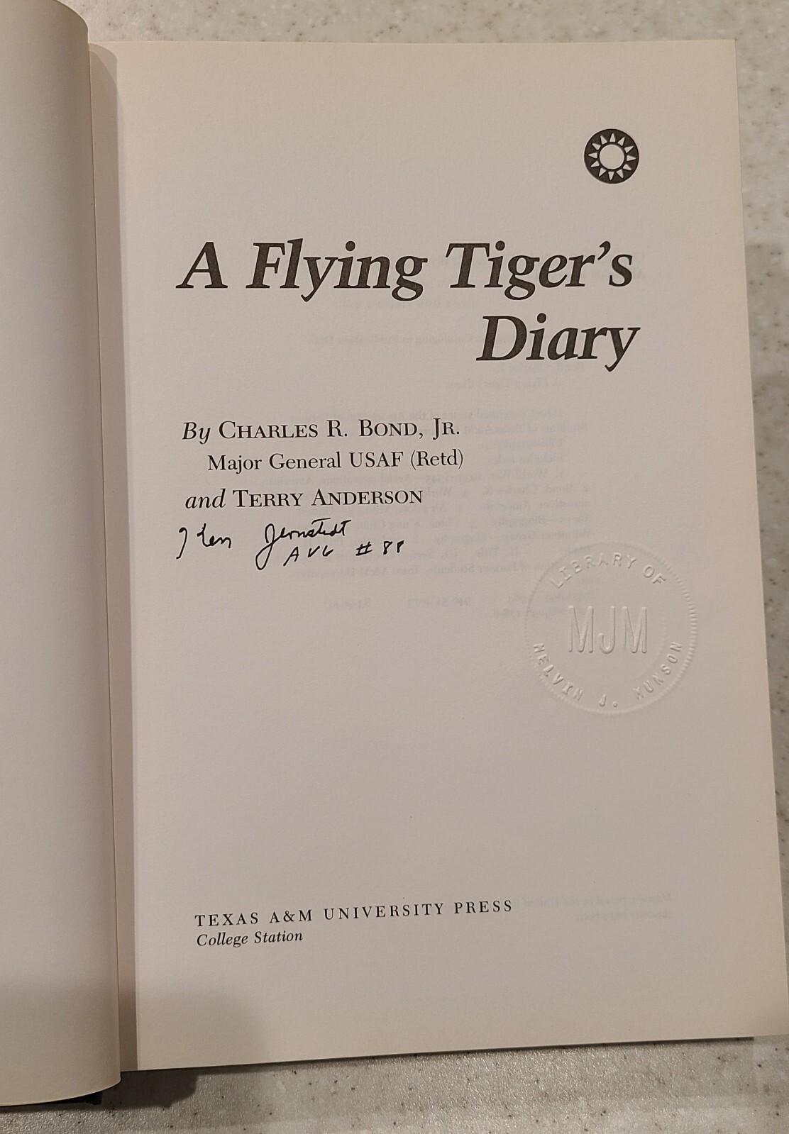 A Flying Tiger Diary signed!! | eBay