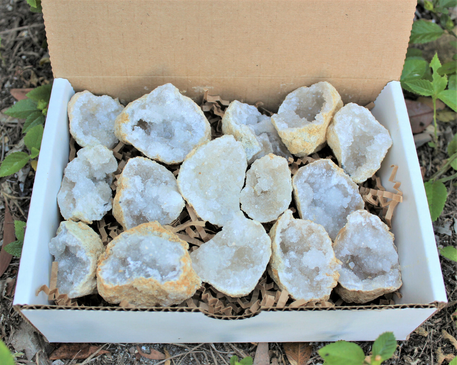 Break Your Own Geodes Gift Box (8 - 12 pcs) Large Unopened Moroccan ...