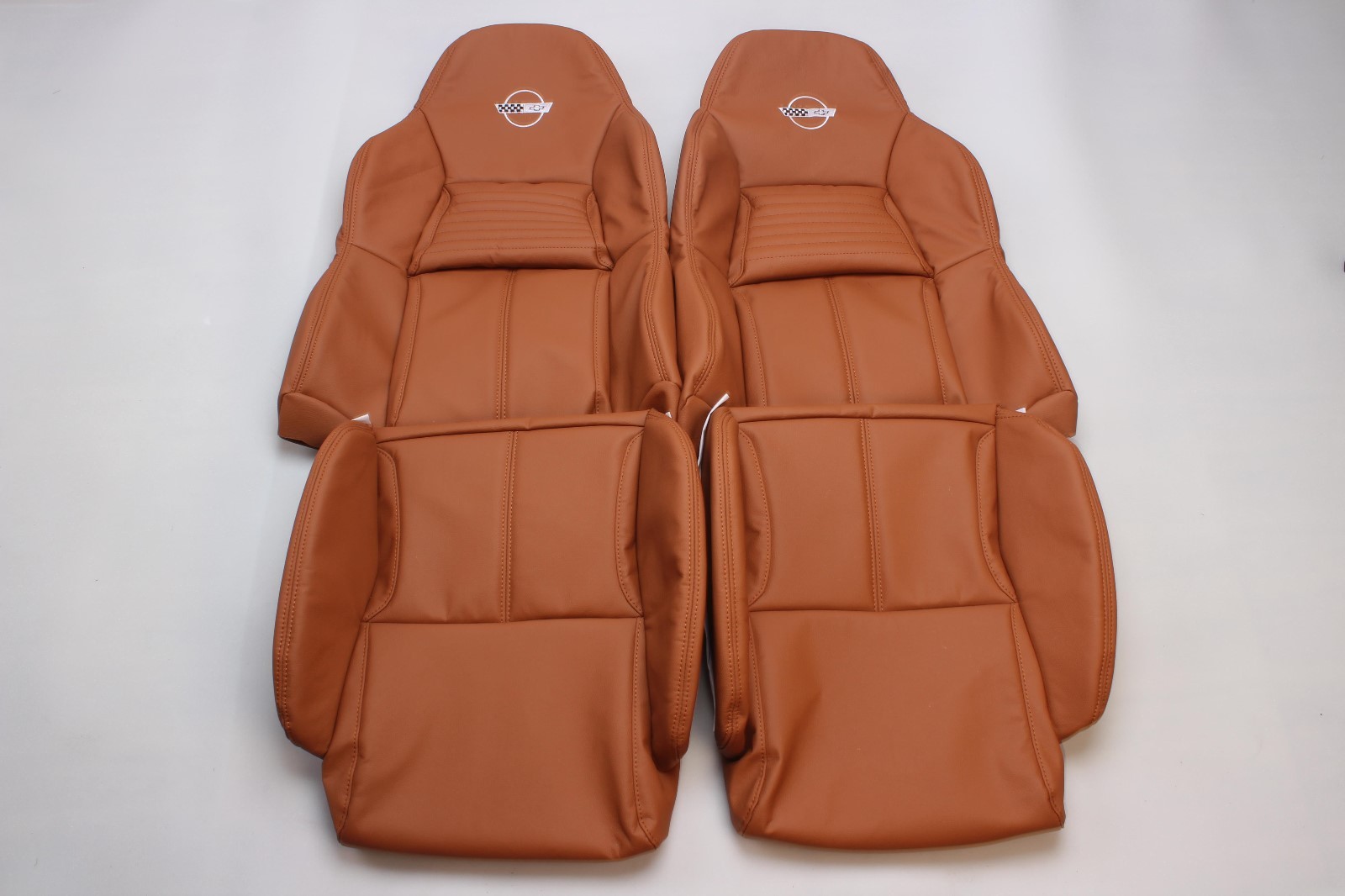 Custom Made 1994-1996 Corvette C4 Real Leather Seat Covers Standard ...