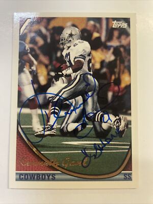 1994 Topps Kenneth Gant Autographed Card #466 Dallas Cowboys A-317 | eBay