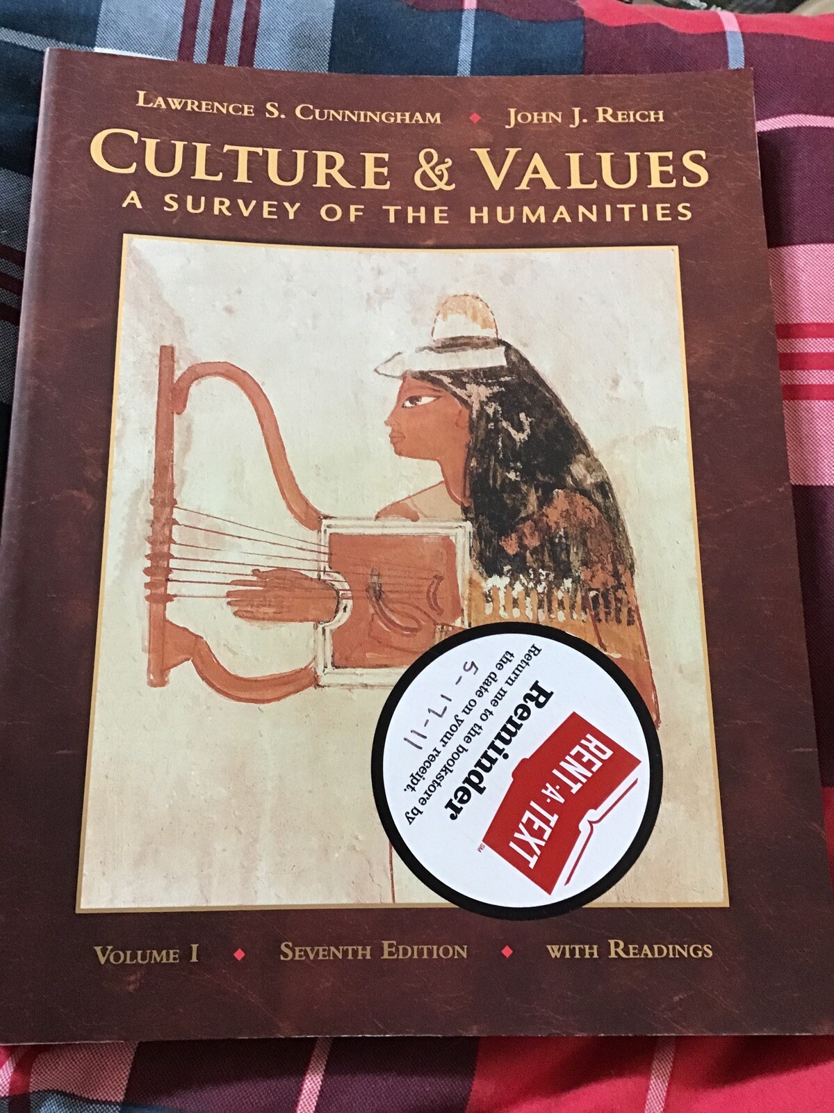 Culture and Values Vol. 1 : A Survey of the Humanities by John J. Reich ...