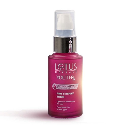 Lotus Herbals YouthRx Firm & Bright Face Serum With Bakuchiol Retinol ...