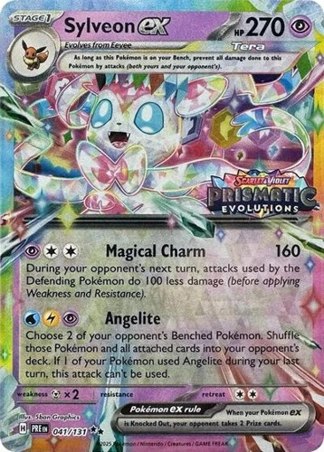 Sylveon ex (Prismatic Evolutions Stamp Miscellaneous Cards & Products ...