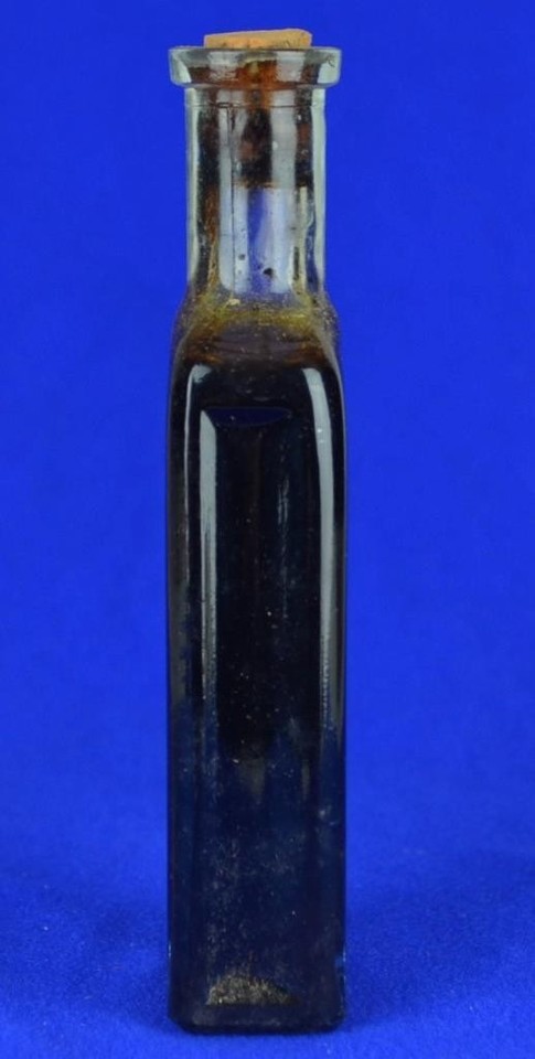 ANTIQUE c1908 BEE'S LAXATIVE COUGH SYRUP BOX, INSERT AND UNUSED BOTTLE ...