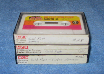 Lot of 3 Very Rare GOLD RUSH Band Live Performance Tapes Golden ...
