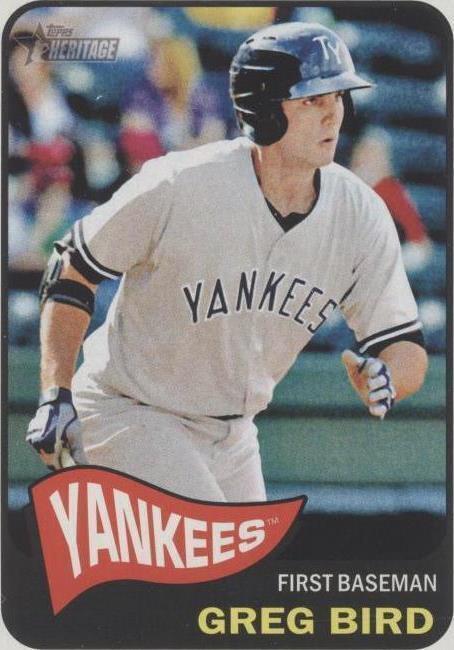 2014 Topps Heritage Minor League Edition - Greg Bird #174 (RC) for sale ...