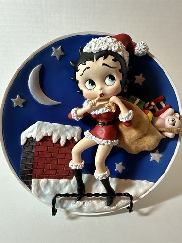 Betty Boop “Secret Santa” Sculptural Plate, Danbury Mint | eBay