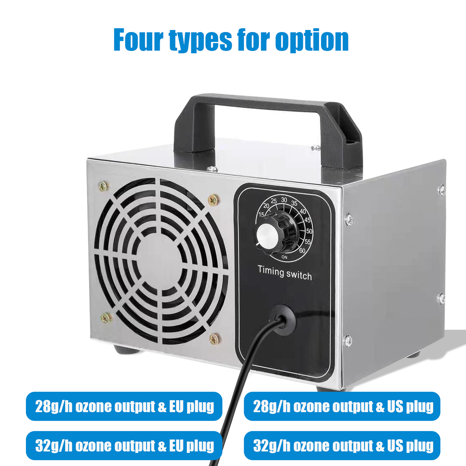 Ozone Generator 28g/h Ozone Machine O3 Air Purifier Air Deodorizer for ...