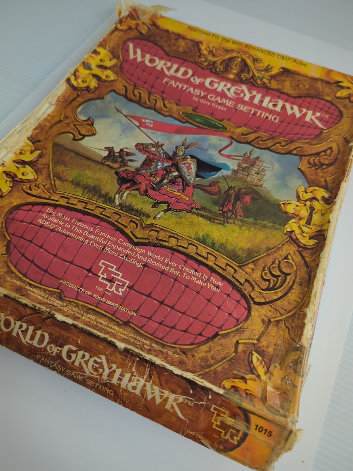 World Of Greyhawk Fantasy Game Setting BOX SET DUNGEONS & DRAGONS AD&D ...
