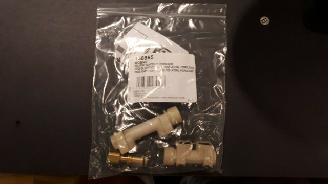 Moen 168665 Kitchen Faucet Side Spray Adapter Kit Hydrolock for sale ...