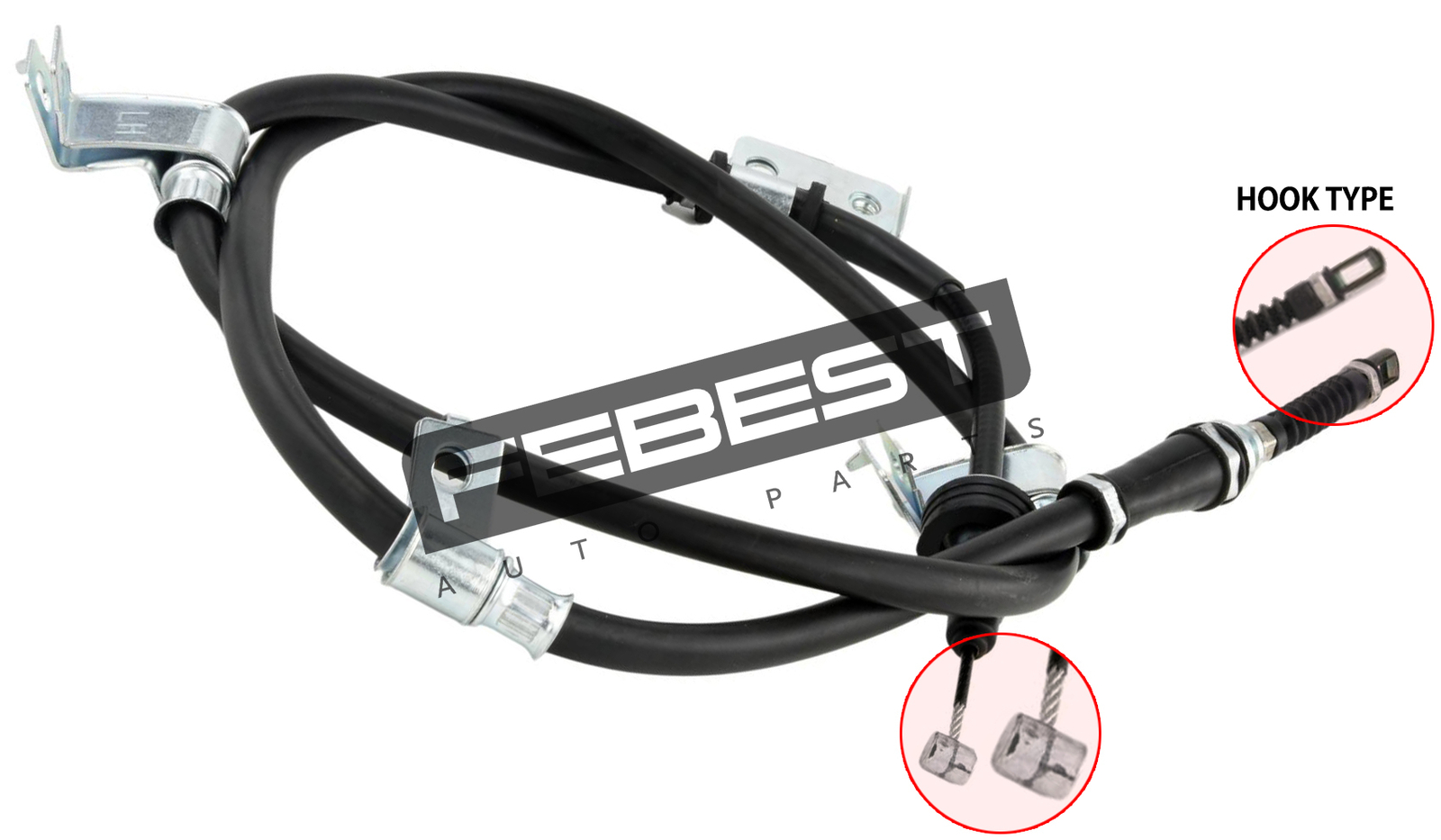 Parking Brake Cable, Left Fits Hyundai 59760-2H300 | eBay