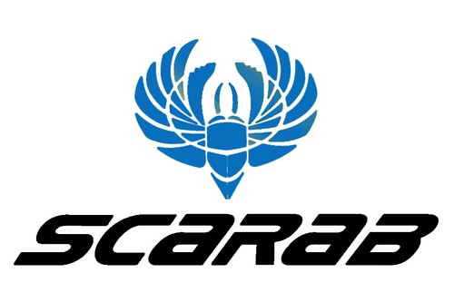 Set of 2 Marine Grade Vinyl Decals fits Scarab Boat Hull. Mailed w ...