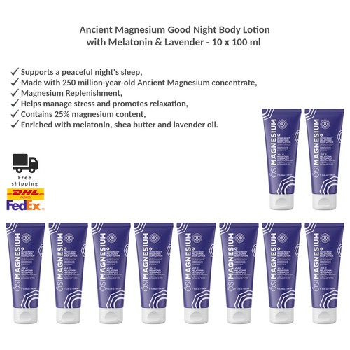 Ancient Magnesium Good Night Body Lotion with High Dose Magnesium ...