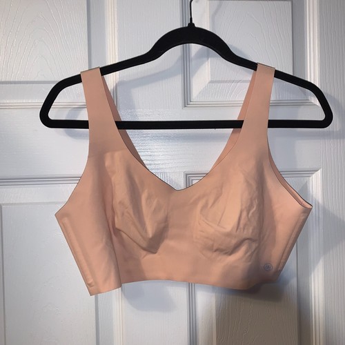 Honeylove V Neck Original Bra Size L Pink NO Pads Comfort Style ...
