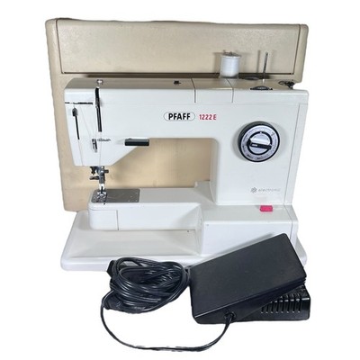 PFAFF 1222E Sewing Machine, With Case and Pedal Tested Video | eBay