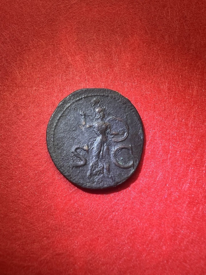 Ancient Roman AE As Claudius Caesar 41-54 AD Western Branch Mint *VERY ...