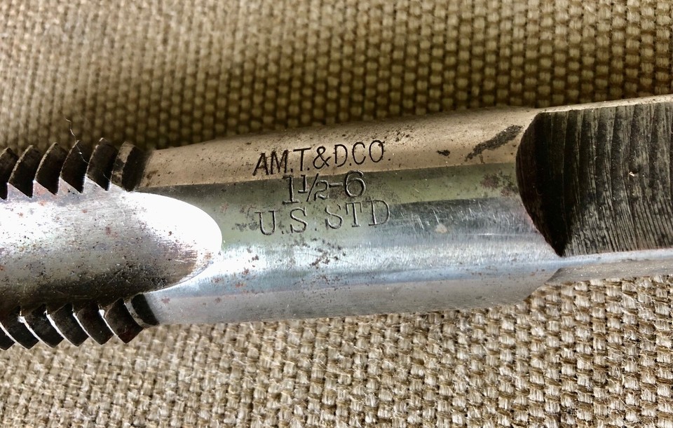 AM T&D Co 1-1/2-6 4 flute Taper Tap | eBay