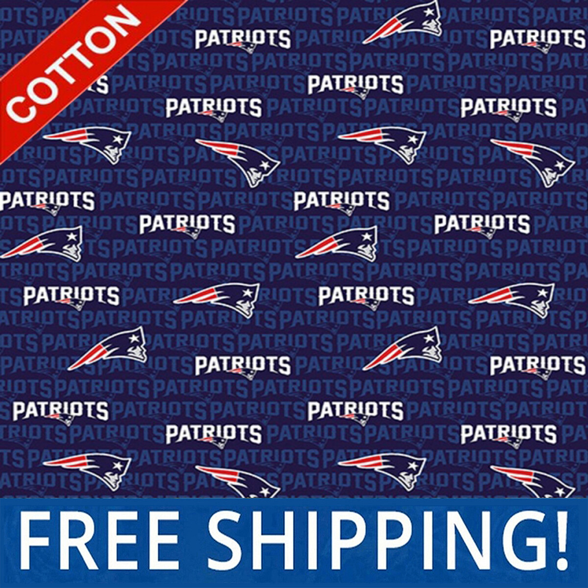 Football Teams NFL Cotton Fabric - Sold by Yard & Bolt - Buy More ...