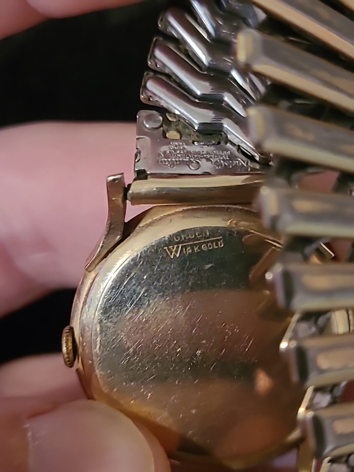Vintage Gruen Veri-Thin Precision 14K Pure Yellow Gold Wrist Watch Runs ...
