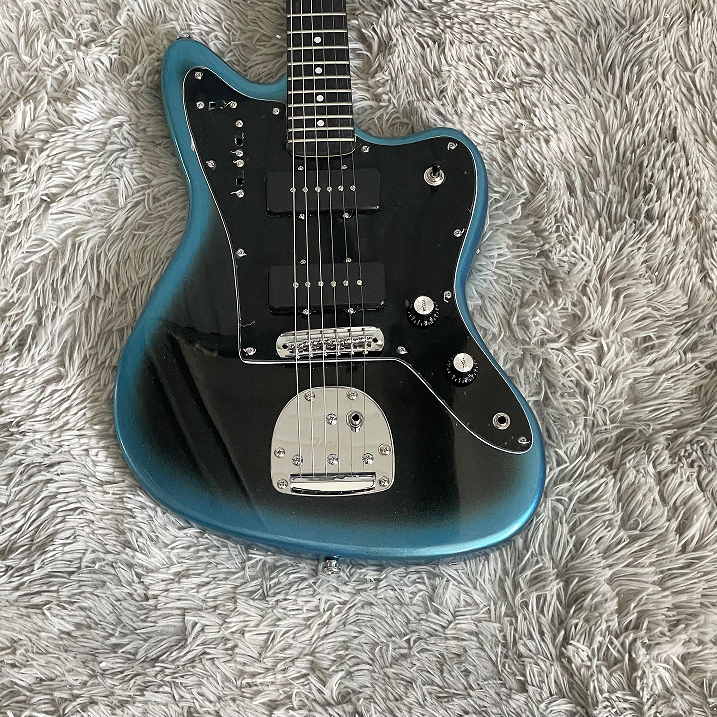 Custom Jazzmaster Electric Guitar Dark Night P90 Pickups Rosewood ...