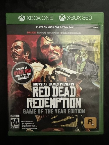 Red Dead Redemption Game of the Year Xbox 360 Xbox One New Style Case ...