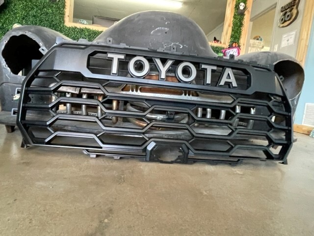 (1) Genuine Toyota 2022 & Newer Tundra TRD PRO Grill Insert 53101-0C220 ...