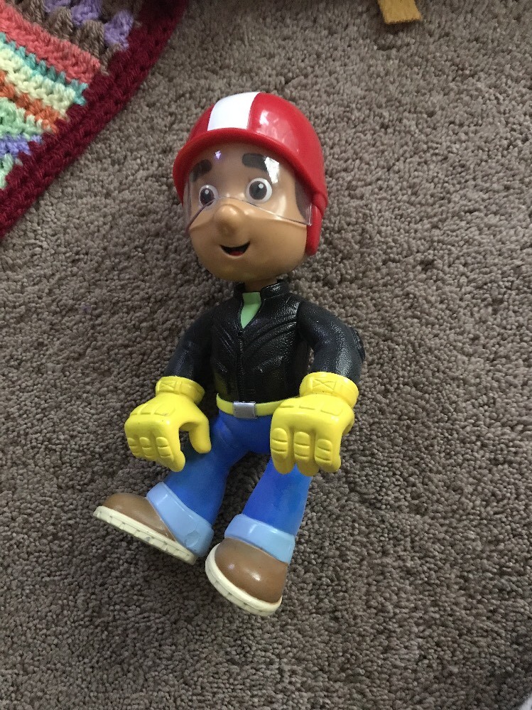 9" Talking Handy Manny Fix It Motorcycle 2008 Manny Only RARE complete ...