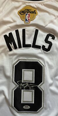 Patty Mills Signed San Antonio Spurs NBA Finals ADIDAS Jersey PSA/DNA ...